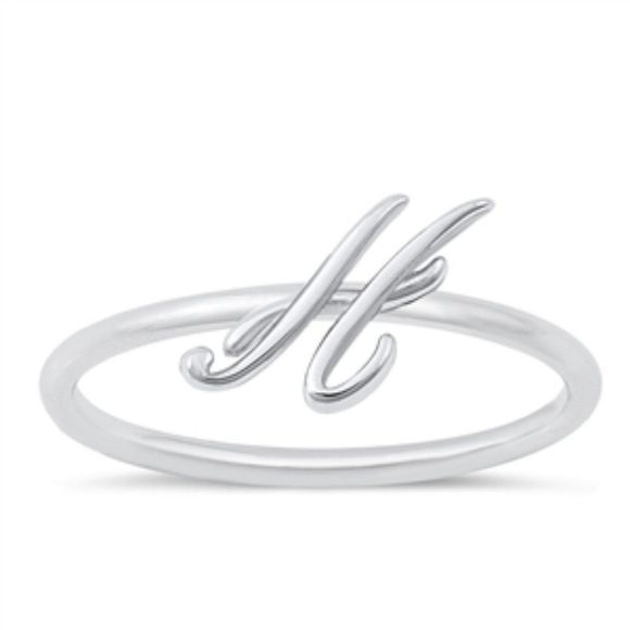 Ring | Jewelry | Script Letter Ring Letter H Ring Available Sz 5 ...